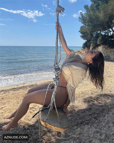 Demi Rose Sexy Poses Almost Topless In A Beach Photoshoot Aznude