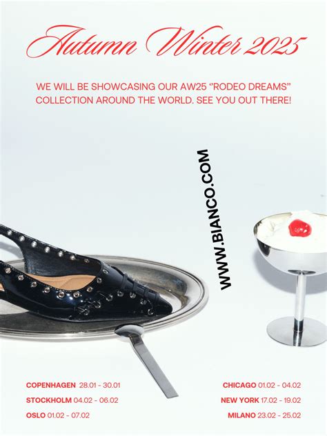 Bianco Autumn Winter 2025 Rodeo Dreams We Are Thrilled To Announce The Upcoming Showcase Of