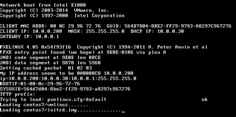 Centos 7 Pxe Boot Diskless Client Server World
