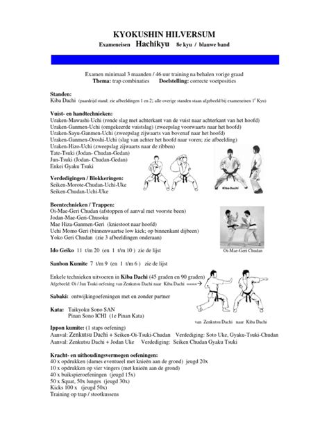 Examen Eisen 8e Kyu Pdf