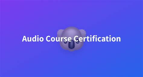 Audio Course Certification A Hugging Face Space By MariaK