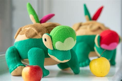 Appletun Pokemon Plush Handmade Shiny Appletun Plush Soft Etsy