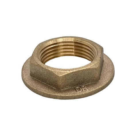Brass Flanged Lock Nut Bsp
