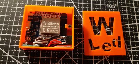 Touch Wled Case Esp32 D1 Mini By Paddy Makerworld