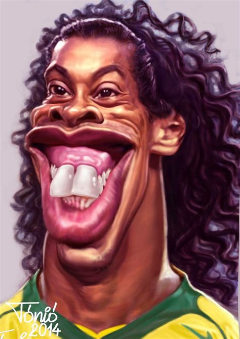 Ronaldinho Caricatures De Célébrités Caricature Drole Caricatures
