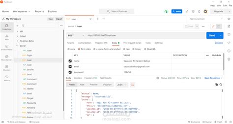 Social Media Website Laravel Api مستقل