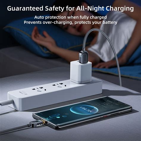 JOYROOM S AC066A4 66W USB A To USB C Type C Digital Display Fast Charging Data Cable 1 2m