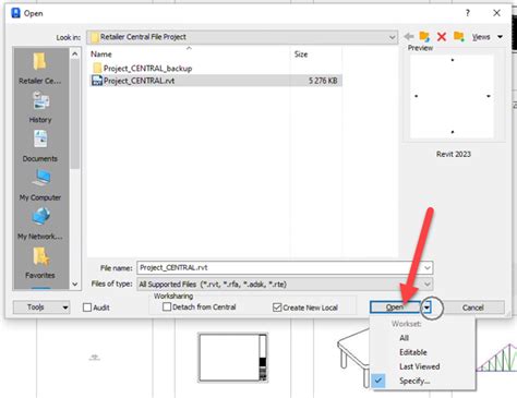 Revit 2023 Lan Central File From Central File Acting As Template Micrographics