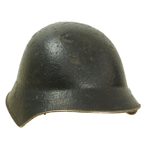 Original Swiss Wwi Wwii M191840 Helmet Complete International Military Antiques