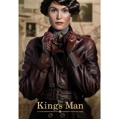 Gemma Arterton The Kings Man Coat Marvel Jacket