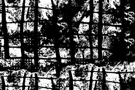 그런지 배경은 흑백입니다 먼지 먼지 칩 균열의 벡터 질감 혼란스러운 빈티지 도시 벽 템플릿입니다 표면의 소음 파편 가장자리에 대한 스톡 사진 및 기타 이미지 Istock