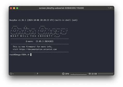 Serial Command Line Onion Omega Documentation