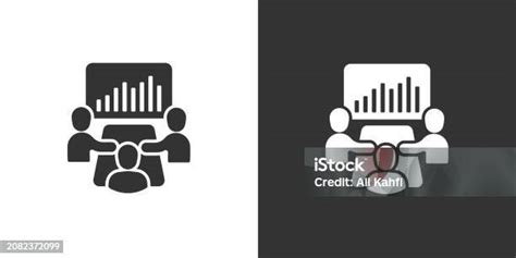 단색 아이콘을 만나다 데이터 전략 계획 연구 입체 아이콘 모음을 포함합니다 벡터 일러스트 레이 션입니다 웹사이트 디자인 로고 앱 템플릿 Ui 등 아이콘에 대한 스톡 벡터