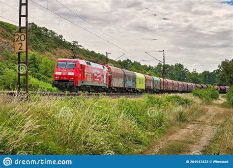 Class 143 Db Electric Locomotive In Push Pull Set Configuration In