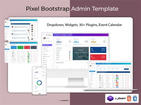 Elevate Your Web App With A Bootstrap Dashboard Template Pixel