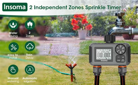 Amazon Com Sprinkler Timer Outdoor Hose Faucet Timers With Independent Zones Garden Water