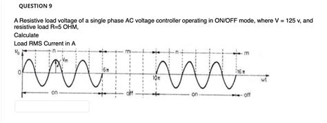 Solved QUESTION The Single Phase Ac Voltage Controller Of Chegg