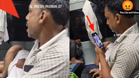 Pervert Caught On Camera Making Obscene Gestures At Girl In Train Clicks Her Photos Before