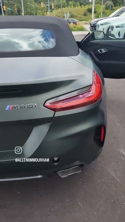 First Look 2025 Bmw Z4 M40i Frozen Deep Green Metallic With Cognac