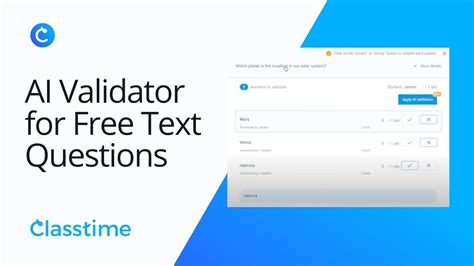 AI Validator For Free Text Questions YouTube