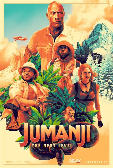 Jumanji The Next Level New Movie Posters The Rock Dwayne Johnson