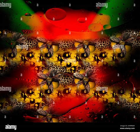 Multicolor Halftone Dots Pattern Texture Background Concentric Circles Fractal Modern Gradient