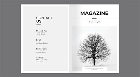 Minimal Magazine Template For Adobe Indesign