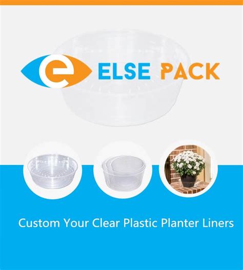 Clear Plastic Planter Liners Thermoformed Plastic Floral Liners Supplier