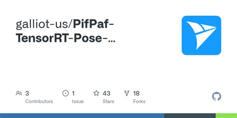 github galliot us pifpaf tensorrt pose estimation