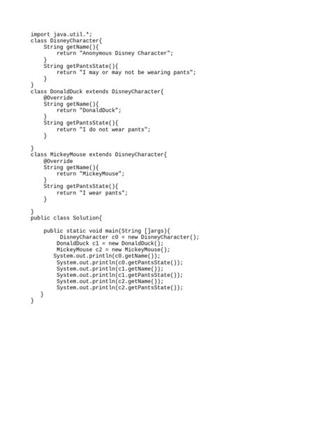 Oop Method Overriding In Java Pdf