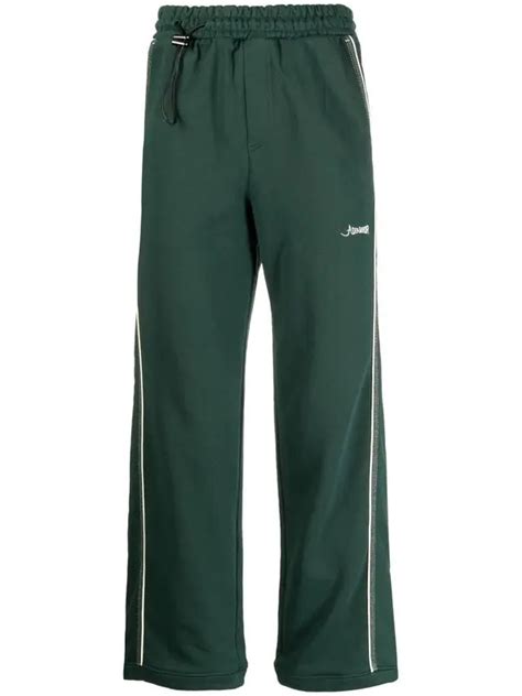 Buy Ader Error Side Stripe Track Pants Green At 39 Off Editorialist
