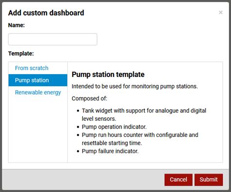Custom Dashboards Rayleighconnect™ Documentation Portal