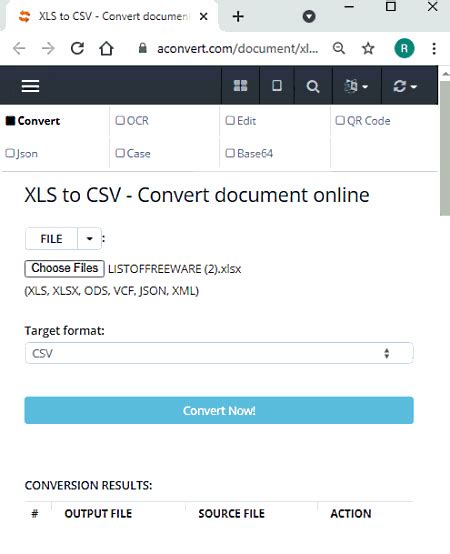 Best Free Excel To CSV Online Converter Websites