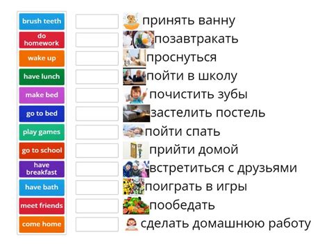 Spotlight 4 Module 6 Routine WB - Match up