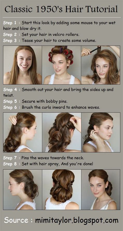 18 Wonderful Easy 50s Hairstyle Tutorial