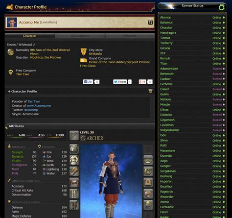 Ffxiv Server Status Fixed Humor Accompme