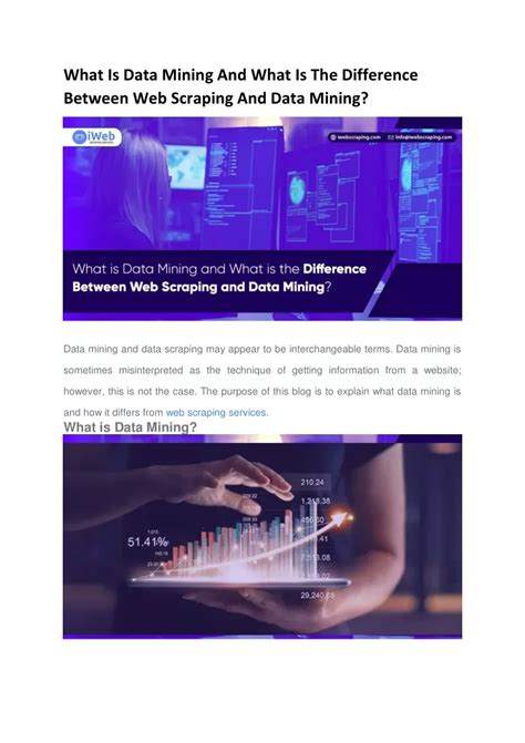 Ppt What Is Data Mining And What Is The Difference Between Web Scraping And Data Min