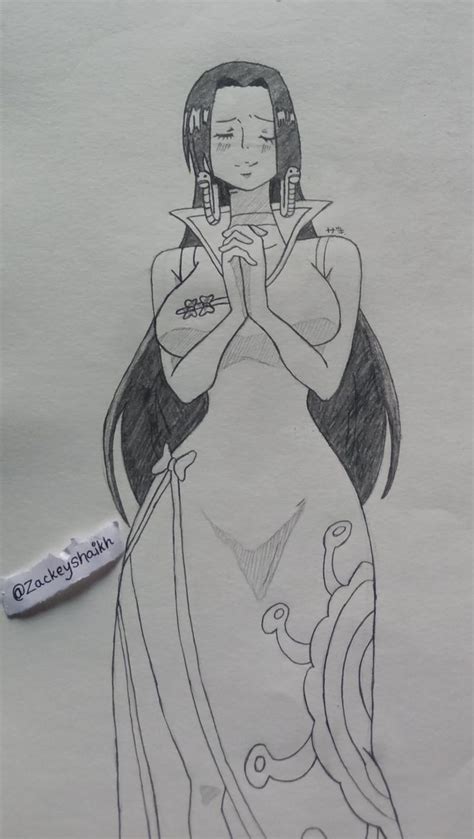 Boa Hancock ️ In 2024 Cute Sketches Sketches Best Anime Drawings