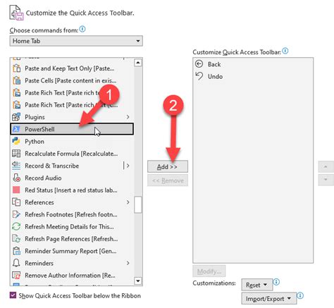 Documentation Suggestion Quick Access Toolbar · Issue 1119 · Stevencohnonemore · Github