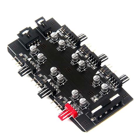 Interface Cards And Controllers 1 To 6 Pwm Argb Hub Extender Ide
