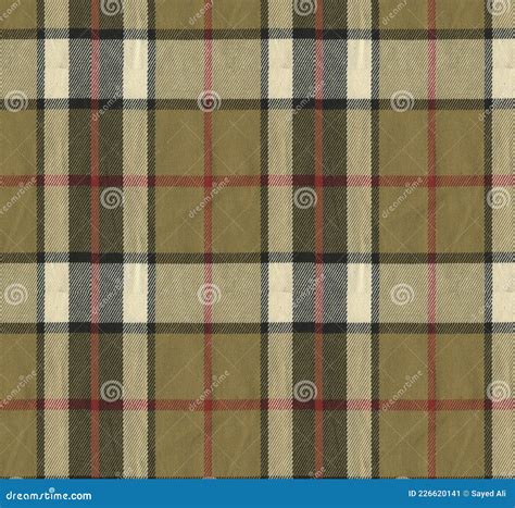 Seamless Checkered Fabric Pattern For Garments Industry Stock