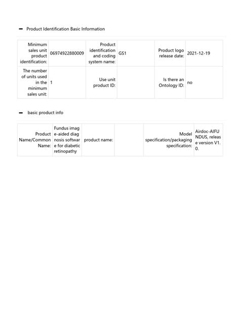 National Medical Products Administration Unique Identification Database