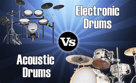 Electric Drum Vs Acoustic Drum At Barbara Bowles Blog