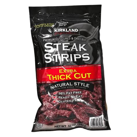 Kirkland Signature Steak Strips Extra Thick Cut 12 Ounce Shelhealth