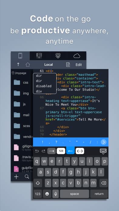 Koder Code Editor For Iphone Free App Download