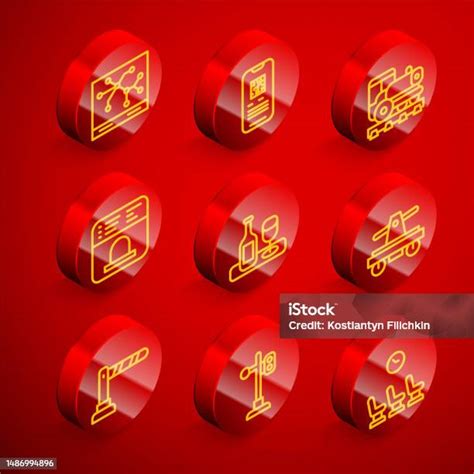 ตั้งค่าแผนที่รถไฟ รถไฟ Eticket หัวรถจักรวินเทจ สํานักงานขายตั๋วเพื่อซื้อตั๋ว ขวดไวน์พร้อมแก