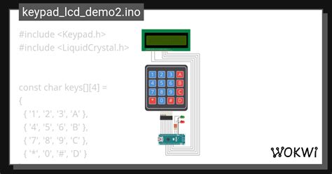 Keypadlcdo Wokwi Arduino And Esp32 Simulator