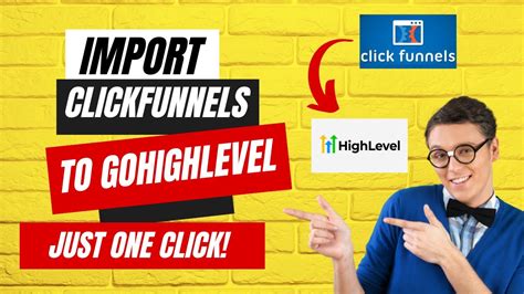 Import Clickfunnels To Gohighlevel Youtube