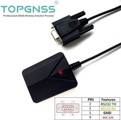 Db9 Female Connector 12v Rs232 Rs 232 Gps Glonass Receiver 4800 Baud Topgnss Store