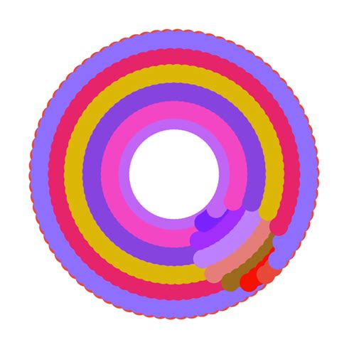 abstract multiculour and colorful rainbow circles background 11190968 png